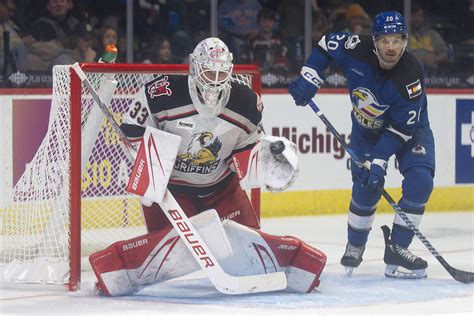 Red Wings Prospect Sebastian Cossa Benefitting From The Veteran Presence Of Michael Hutchinson