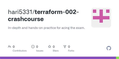 github hari5331 terraform 002 crashcourse in depth and hands on