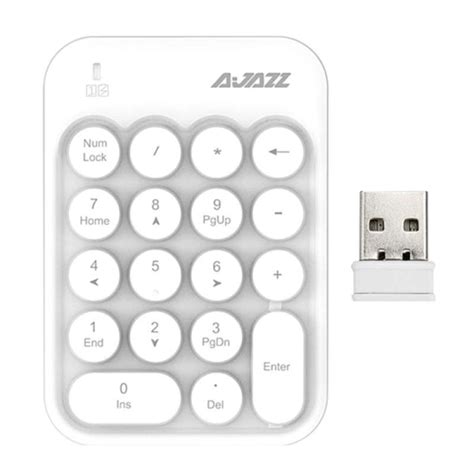 Promo Mini Wireless Number Pad Numeric Keypad 18keys Keyboard For Laptop Tablets Diskon 16 Di