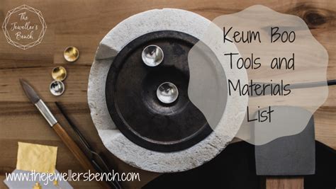 Keum Boo Tools And Materials