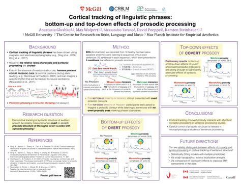 Pdf Cortical Tracking Of Linguistic Phrases Bottom Up And Top Down Effects Of Prosodic Processing
