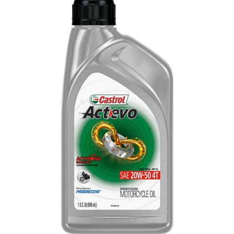 Castrol Actevo Part Synthetic Engine Oil 20w50 4t 1qt Bayside Performance