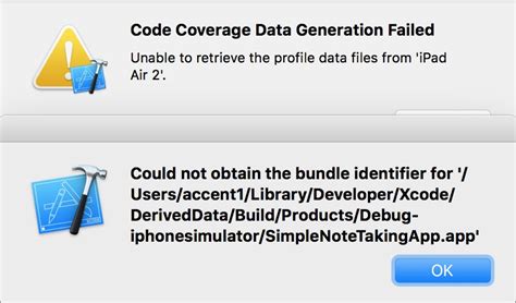 Swift Ui Test Bundle Identifier And Code Coverage Stack Overflow