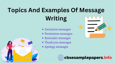 Message Writing For Class 5 Format Topics Examples Cbse Sample Papers