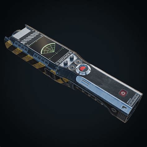 3d Model Entity Detection Device For Games Vr Ar Low Poly Cgtrader