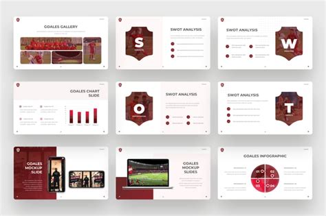 Goales Football Soccer Powerpoint Template Incl Competition And Field