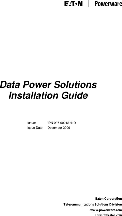 Eaton Electrical Wireless Office Headset Sc200 Users Manual Data Power