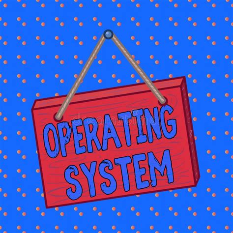 Conceptual Hand Writing Showing Operating System Business Photo Showcasing Software That
