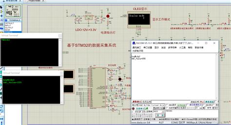 基于stm32的数据采集系统的proteus仿真stm32f1电压采集仿真proteus Csdn博客