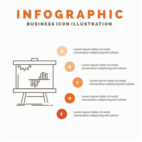 Business Chart Data Graph Stats Infographics Template For Website And Presentation Line