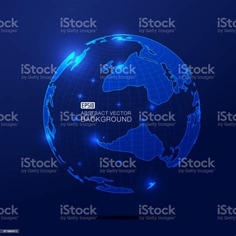 다크 블루 3d 기술 지구 세계화 국제화 과학 및 기술 개념 추상적인 그래픽 0명에 대한 스톡 벡터 아트 및 기타 이미지 0명 구 글로벌 커뮤니케이션 Istock