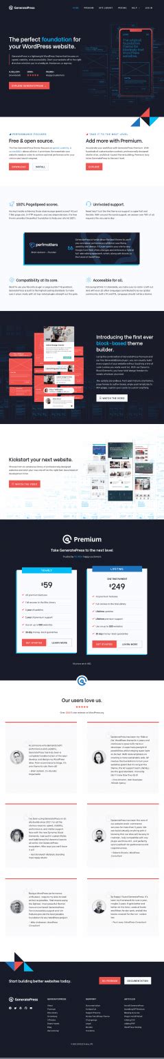 generatepress a wordpress website example by beautifulpress