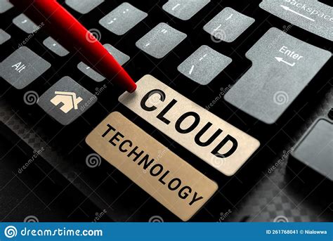 Inspiration Showing Sign Cloud Technology Business Showcase On Demand Availability Of Computer