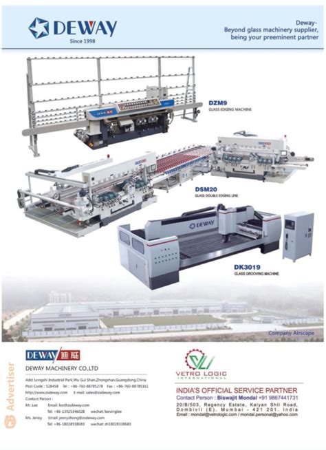 Glass Bulletin On Linkedin Deway Glass Machinery Designs Quality Machinery Technology