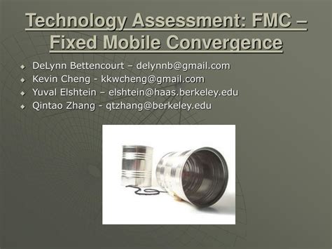 Ppt Technology Assessment Fmc Fixed Mobile Convergence Powerpoint Presentation Id 1287681