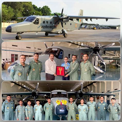 Iaf Receives First Dornier Do 228 Aircraft From Hal
