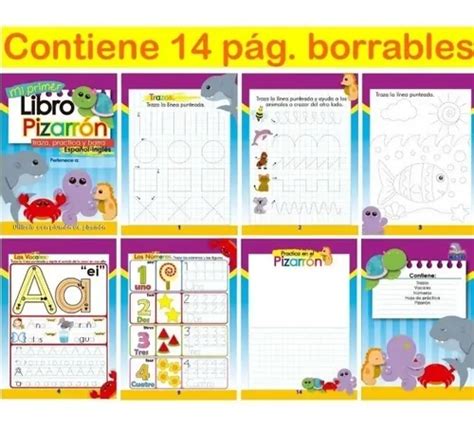 Libro Pizarron Borrable Traza Practica Silabas Abecedario 2p 282 En Nicolás Romero Estado De