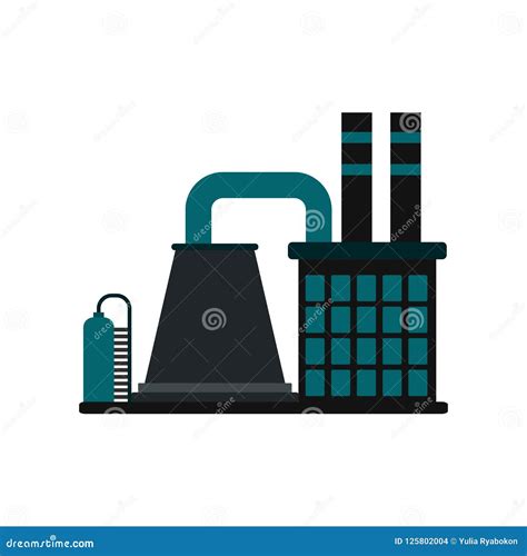 Mining Processing Plant Icon Cartoon Vector 79758139