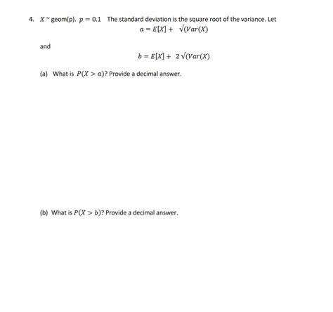 Solved 1 A X∼binomial N P Var X 10021n And The