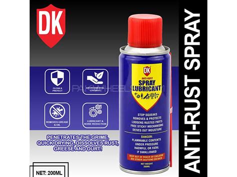 Dk Anti Rust Lubricant Spray 200ml