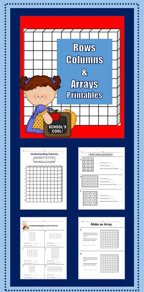 Rows Columns And Arrays Worksheets Rows Columns And Arrays Worksheets