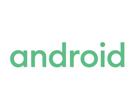 Android Operating System Icon Logo Symbol Name Green Design Mobile Vector Illustration