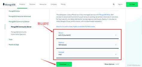 Windows 下 MongoDB 6 详细安装指北_mongodb 6安装配置-CSDN博客
