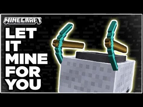 Minecraft Tutorial Automatic Mining Machine YouTube Minecraft Mods Minecraft Tutorial