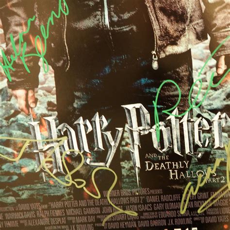 Harry Potter Cast Signed Poster Custom Frame Rare T Touch Of