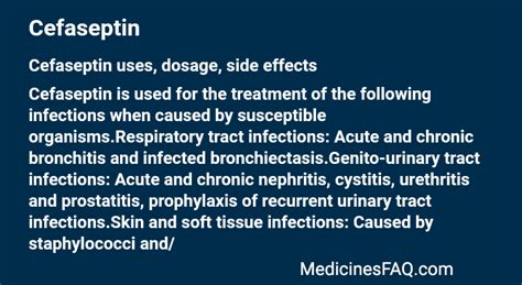 Cefaseptin Uses Dosage Side Effects Food Interaction And Faq