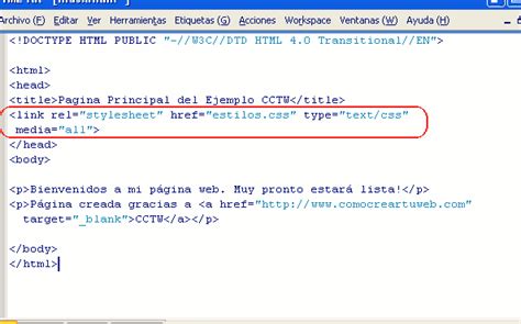 ️cómo Conectar Css Con Html【 ️】proyectofactoria