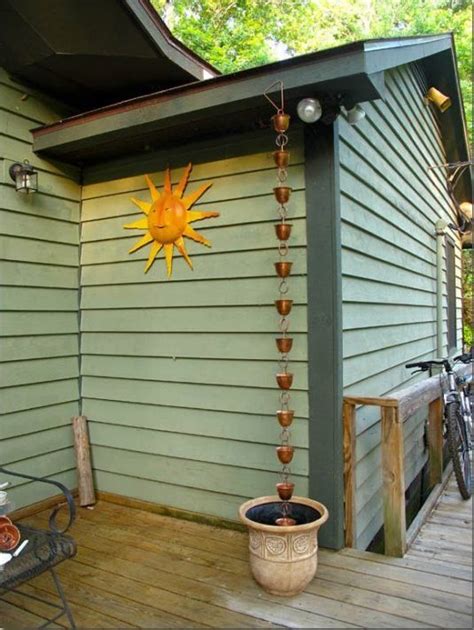 How To Hang A Rain Chain Without Gutters