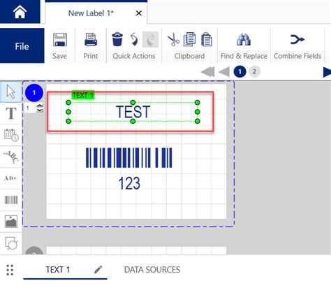 how do i rotate my label in custom designer brady support