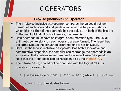 C Operator And Expression Ppt