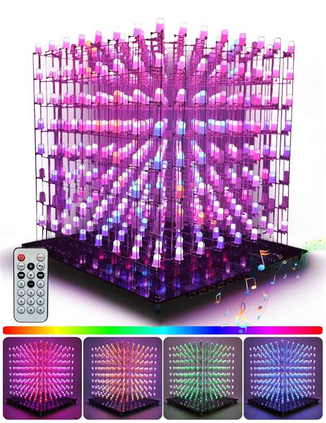Mua Icubesmart 3d8rgb Kit Led Cube Set Diy Electronics Kit 8 X 8 X 8 Leds Led Light Cube Diy