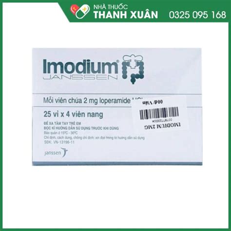 Imodium 2mg Trị Chứng Tiêu Chảy Cấp