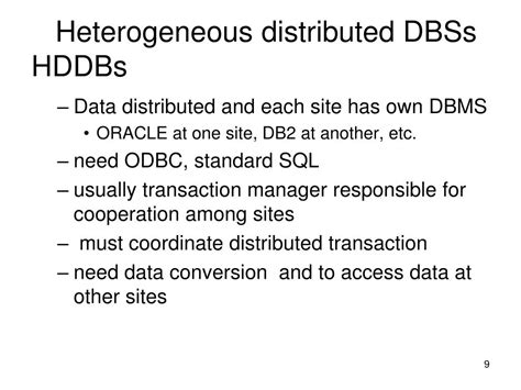 Ppt Distributed Databases Ddbs Powerpoint Presentation Free