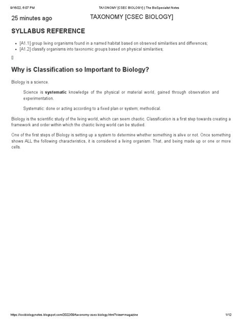 Taxonomy Download Free Pdf Taxonomy Biology Science