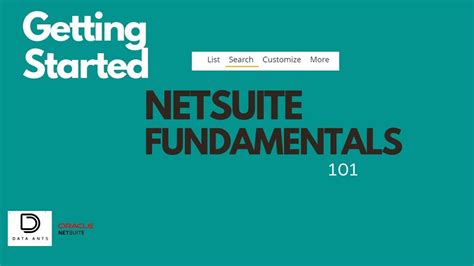 NetSuite Fundamentals 101 Comprehensive Overview To Get Started For An Admin YouTube