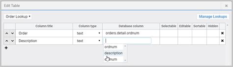 Designer Use Lookups With Tables