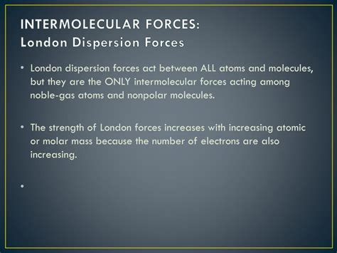 Ppt Understanding Intermolecular Forces Boiling Point And