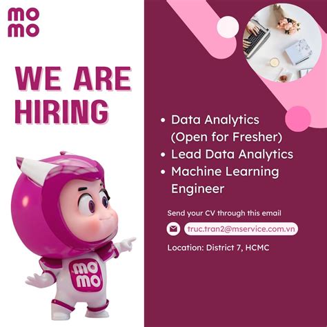 Momo Is Hiring Apply And Take The Opportunity To Experience Vietnams