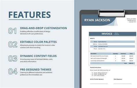 Free Personal Invoice Template Download In Word