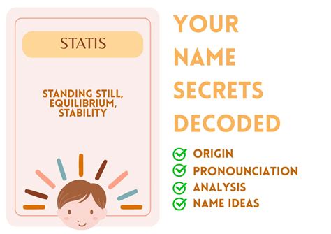 Statis Boy Name Meaning And Pronunciation