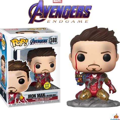 Funko Pop Marvel Avengers Endgame I Am Iron Man Glow In The Dark
