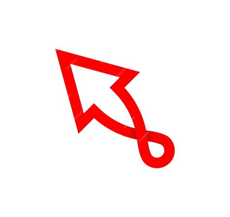 Premium Vector Infinity Loop From Arrow Sign Cyclic Red Arrows