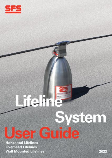 Sfs Lifeline System User Guide Sfs Group Fastening Technology Ltd