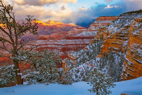 Winter Is Grand Grand Canyon National Park Arizona Stan Rose Images