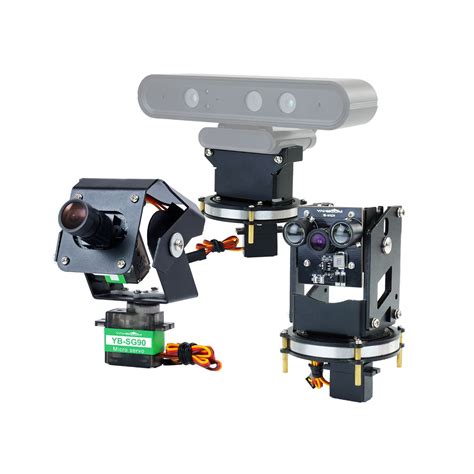 2dof camera platform with hq servo for raspberry pi car ros robot