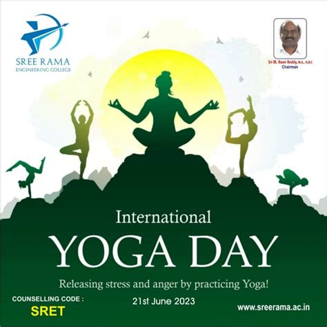 Muniraju Ajithkumar On Linkedin Yoga Day Sree Rama Engineering